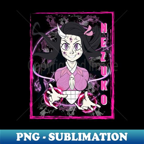 Nezuko Kamado Demon Slayer Png Sublimation Digital Downloa Inspire