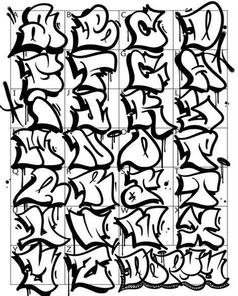 Graffiti Alphabet Artofit