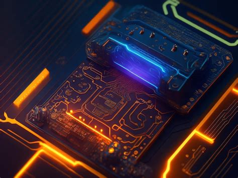 Premium Ai Image Circuit Board Technology Background