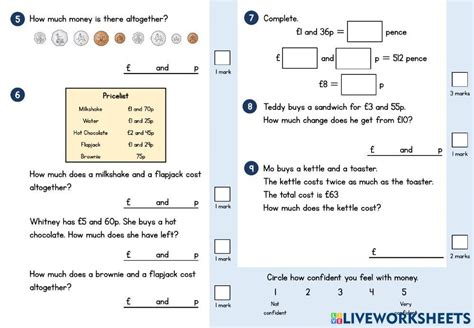 Math Hot Task Worksheet Live Worksheets