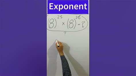 Exponent Math Youtube