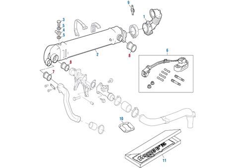 Connecting Pipe Egr Cooler Housing Dd15 Ddtp Store Online