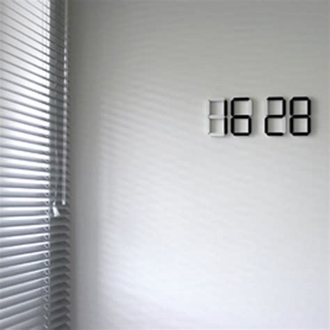 Ingenious Black And White Wireless OLED Digital Clock