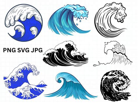 Wave Svg Ocean Svg Wave Svg Ocean Svg Wave Svg Cut Files For Cricut