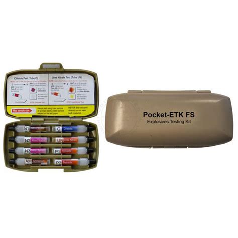Pocket Etk Fs Explosives Testing Kit 108 Case Of 10 Inert