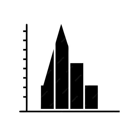 Premium Vector A Histogram Vector With Black Color Vector Silhouette