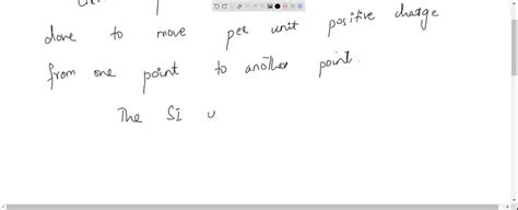 The Dimensional Formula Of Potential Difference Is Numerade