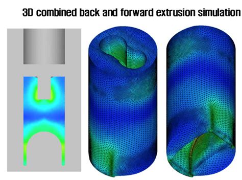 3d Backward And Forward Extrusion Simulation Afdex