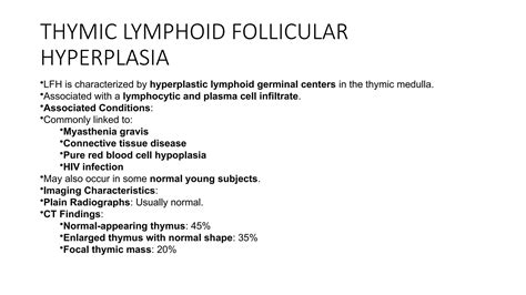 Imaging In Thymic Lesions Radiology Presentation Pptx