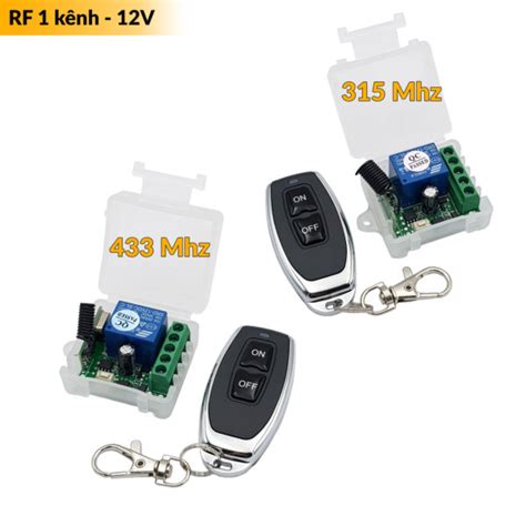 Bộ điều Khiển Thiết Bị Từ Xa 1 Kênh Kèm Remote 2 Nút Nshop
