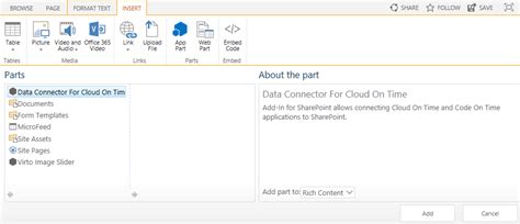 Code On Time Configuring Sharepoint Web Part