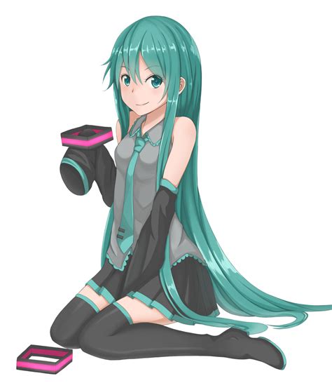 Hatsune Miku Hair Down