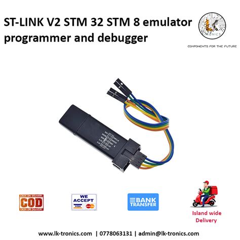 St Link V2 Stm 32 Stm 8 Emulator Programmer And Debugger