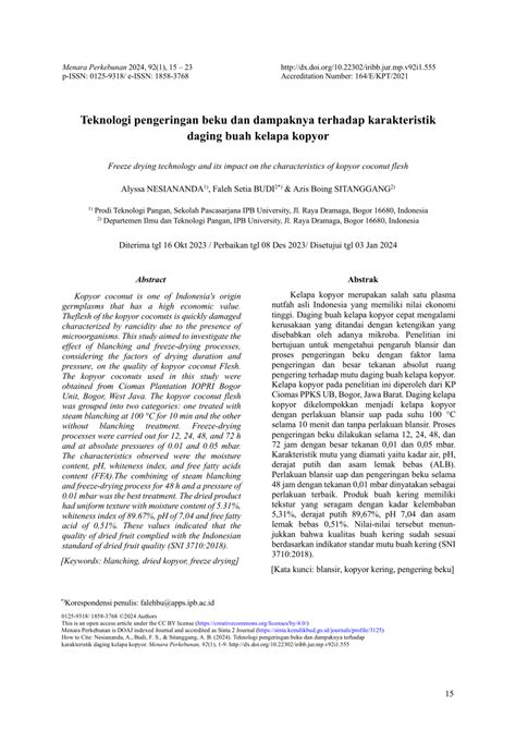 Pdf Freeze Drying Technology And Its Impact On The Characteristics Of