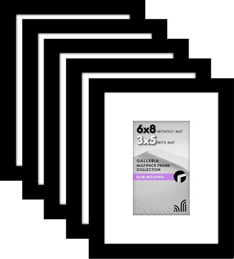 Americanflat 6x8 Picture Frame With Polished Plexiglass