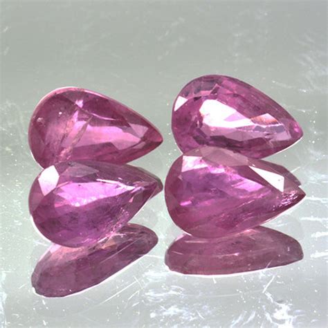 4 Pink Ruby 247 Ct No Reserve Price Catawiki