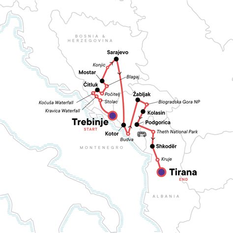 Classic Balkans Trebinje To Tirana Trailfinders