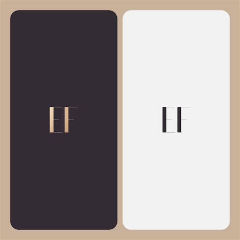 Premium Vector Ef Logo Design Vector Image