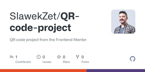 github slawekzet qr code project qr code project from the frontend