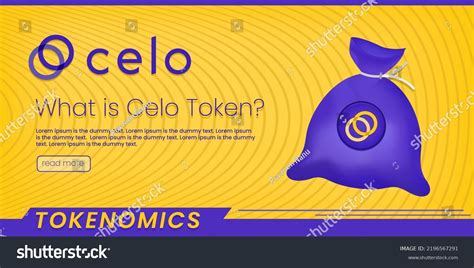 Celo Celo Blockchain Based Cryptocurrency Logo Stock Vector Royalty