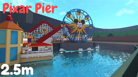 Roblox Bloxburg Dca Pixar Pier Tour Youtube