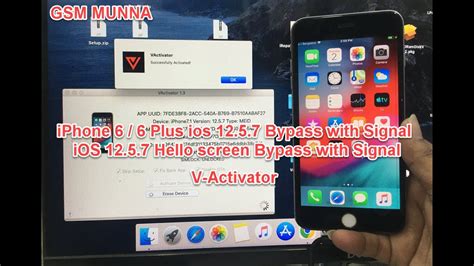 IPhone Plus Ios Hello Screen Bypass With Signal By V Activator YouTube