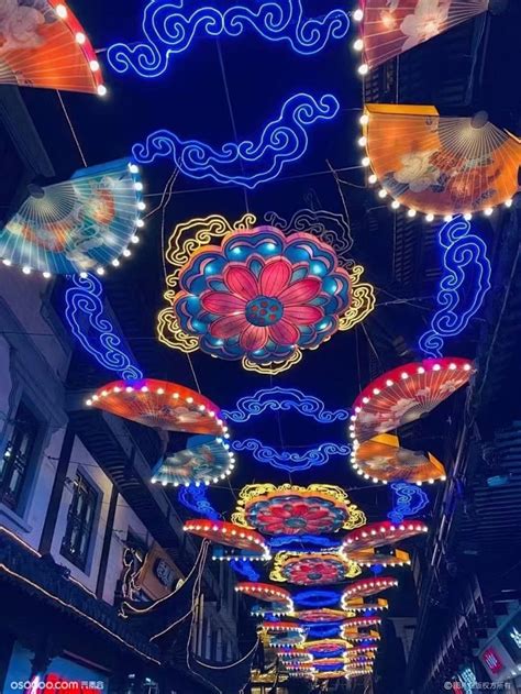 灯饰画 楼体亮化工程 动态led灯画