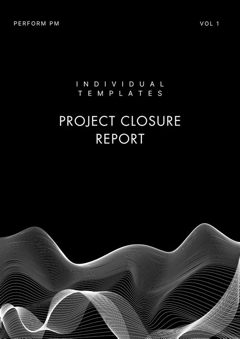 Project Closure Report Template Pitol In Motion