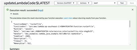 Amazon Web Services Updatefunctioncode In Lambda Does Not Update The Code Stack Overflow