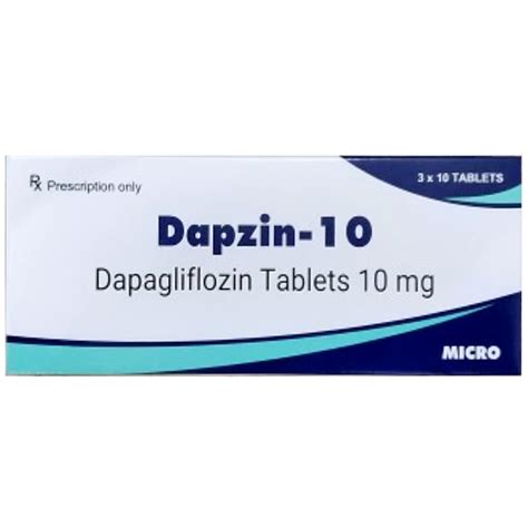 Thuốc Dapzin 10 Sohaco Micro điều Trị đái Tháo đường Típ 2 3 Vỉ X 10