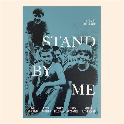 Stand By Me Movie Poster A4 Print Alternative Movie Poster T For