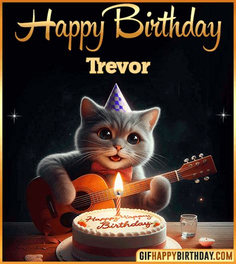 🎉 Happy Birthday Trevor  🎂 Funny And Personalized Animated Wishes