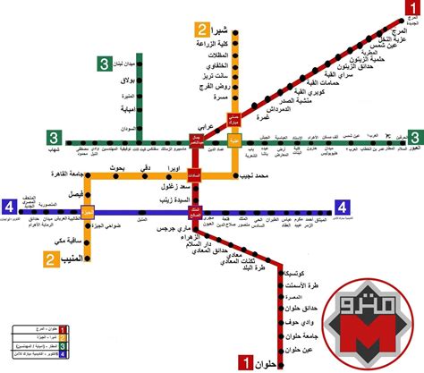 ميت سلسيل محطات خطوت المترو