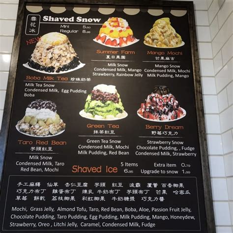 Menu Class 302 Taiwanese Bubble Tea Boba Restaurants