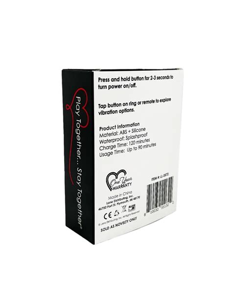 Play Together Vibrating Dual Ring Ll 0572 03286 Lovers Lane