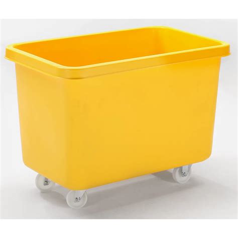 Mobile Square Polyethylene Containers Capacity 340 L Kaiserkraft