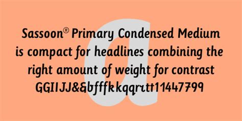Sassoon Primary Sassoon® Fonts