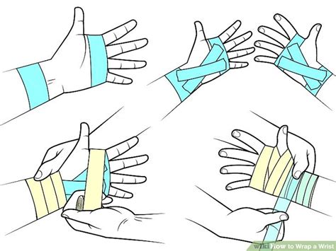 How To Wrap A Wrist With Pictures Wikihow