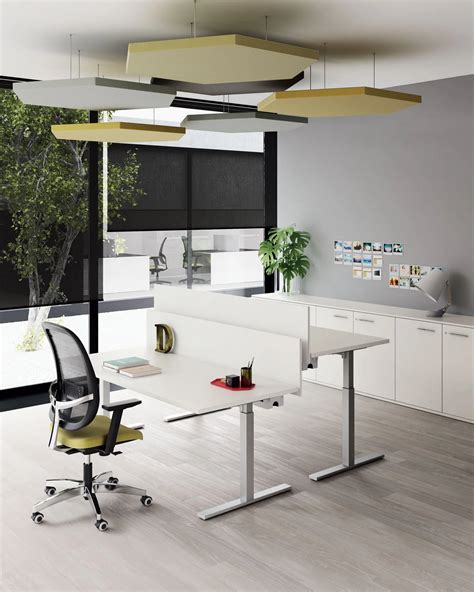 Height Adjustable Office Desk With A Minimal Design Pop Tee