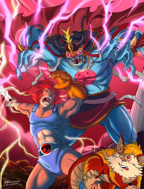 My Fan Art Lion O Vs Mumm Ra Thundercats