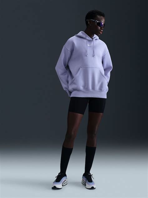 Buy Nike Lilac Ice Overhead Phoenix Oversized Fleece Hoodie From The