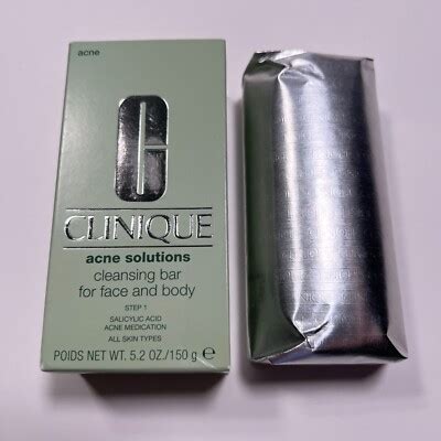 Clinique Acne Solutions Cleansing Bar Soap For Face And Body Full Size