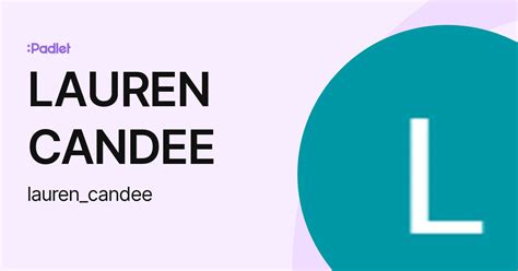 Lauren Candee Laurencandee Profile Padlet