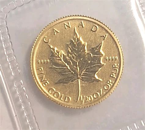 120 Oz Canada Gold Maple Leaf Bu 9999 24k Gold Coin Bullion Random
