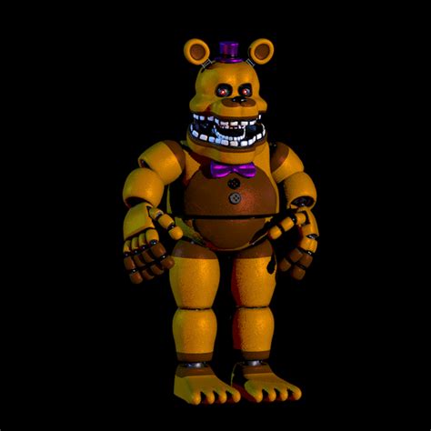 C4d Brownbear Render Rfivenightsatfreddys