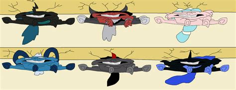 Mlp Villians Squashed On The Ceiling By Mojo1985 On Deviantart