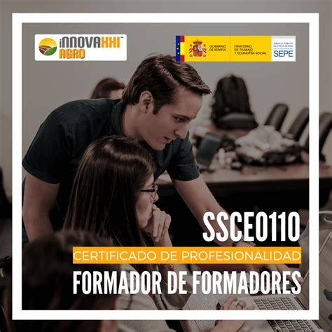 Certificado De Profesionalidad Formador De Formadores Online