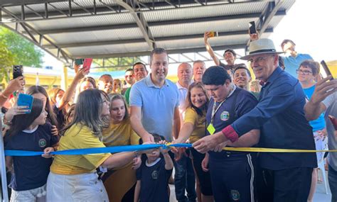 Cristian Inaugura A Reforma E Ampliação Da Natálio Schlain