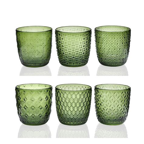 Ivv Glassmakers Sixties Set Of 6 Glass Water Glasses Italian Design