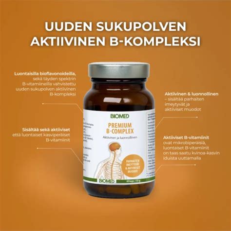 Premium B Complex Biomed Oy